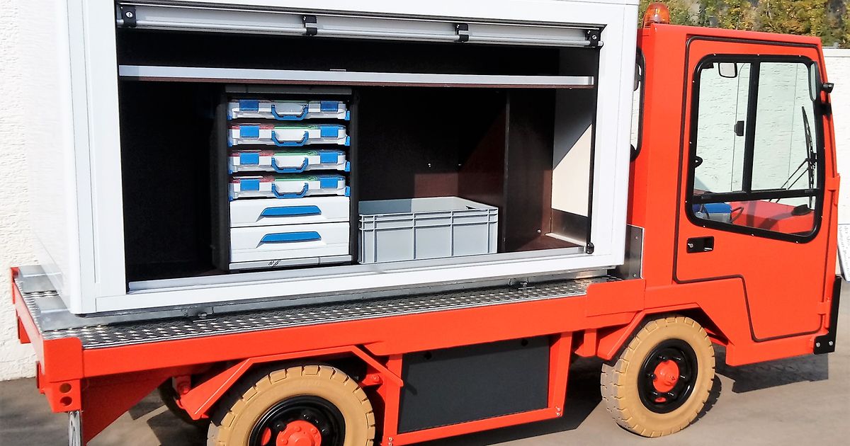 MOB-R - Reinigungs- und Kofferaufbau